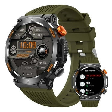 2.01" Military Smart Watch Outdoor Tactical Sports Watch Fitness ...