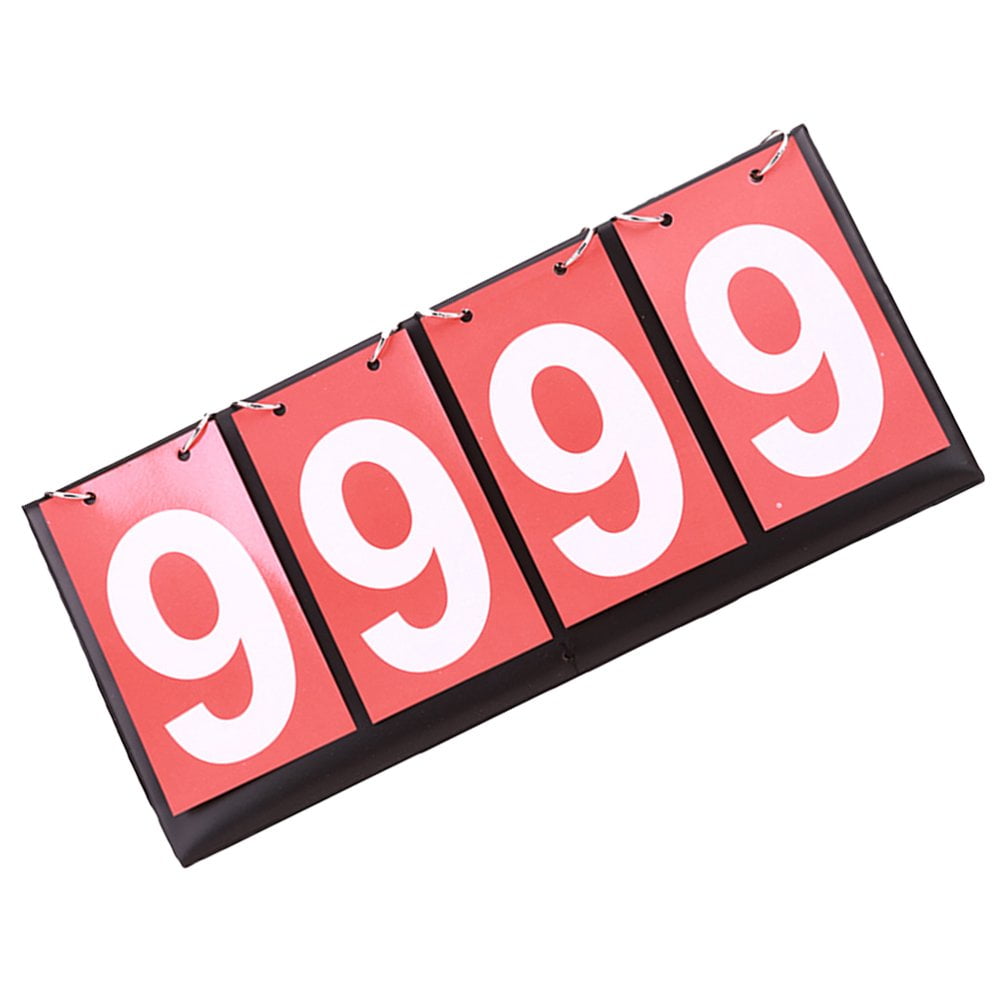 QUTETN Sports Game Score Scoring Board Tabletop Scoreboard Flipper ...
