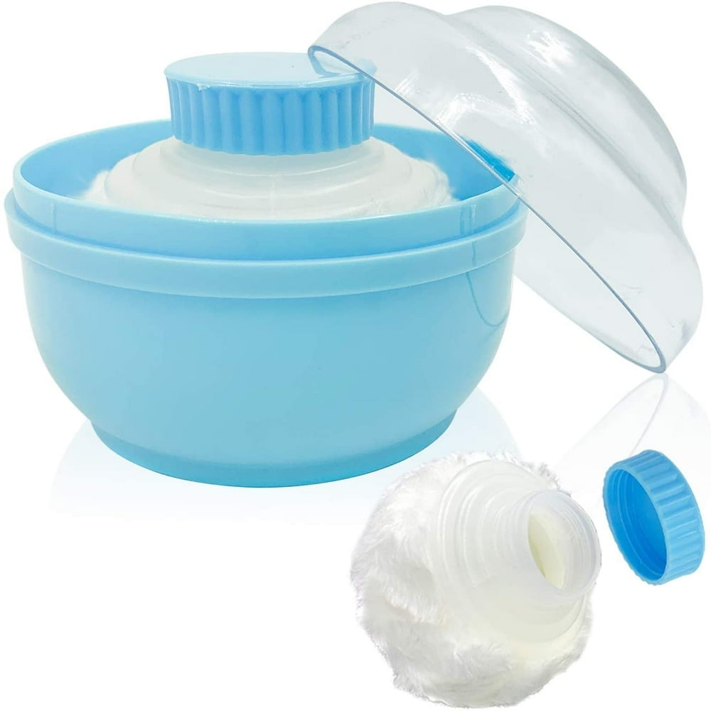 QUTETN Storage Body Powder Container Large 3.5” Fluffy Body After-bath ...