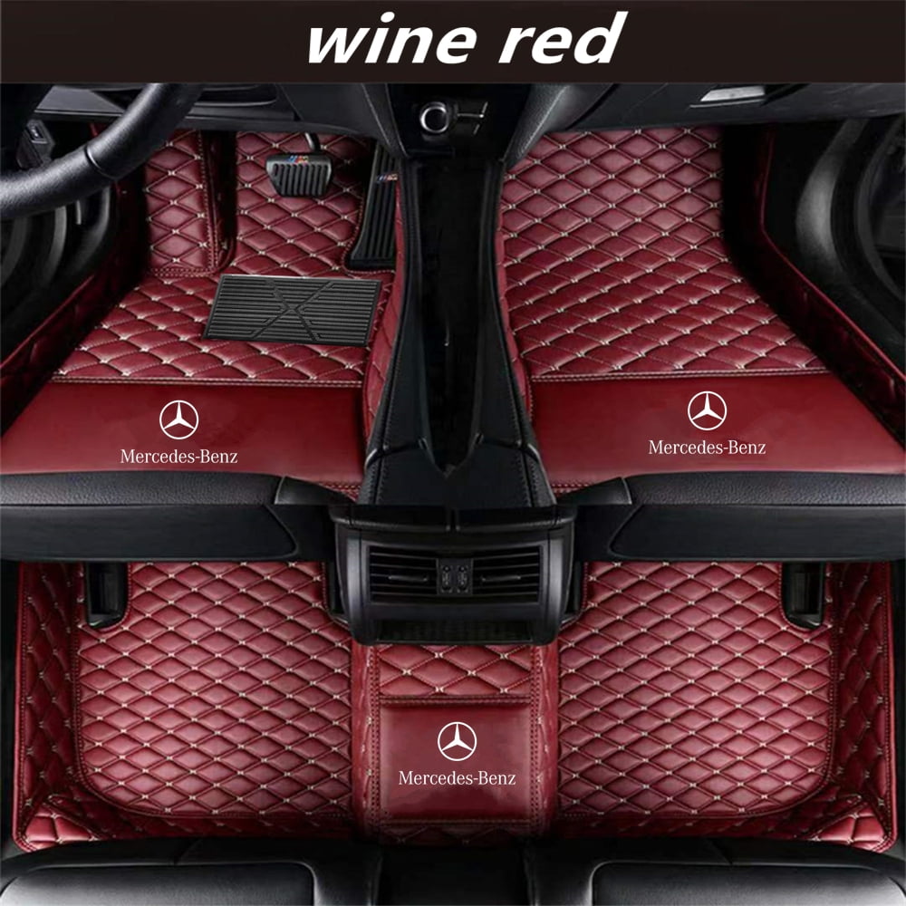QUUFAA Car Floor Mats Custom Fit For Mercedes-Benz C-Class-AMG C32 AMG C36 AMG C43 AMG C450 AMG ...