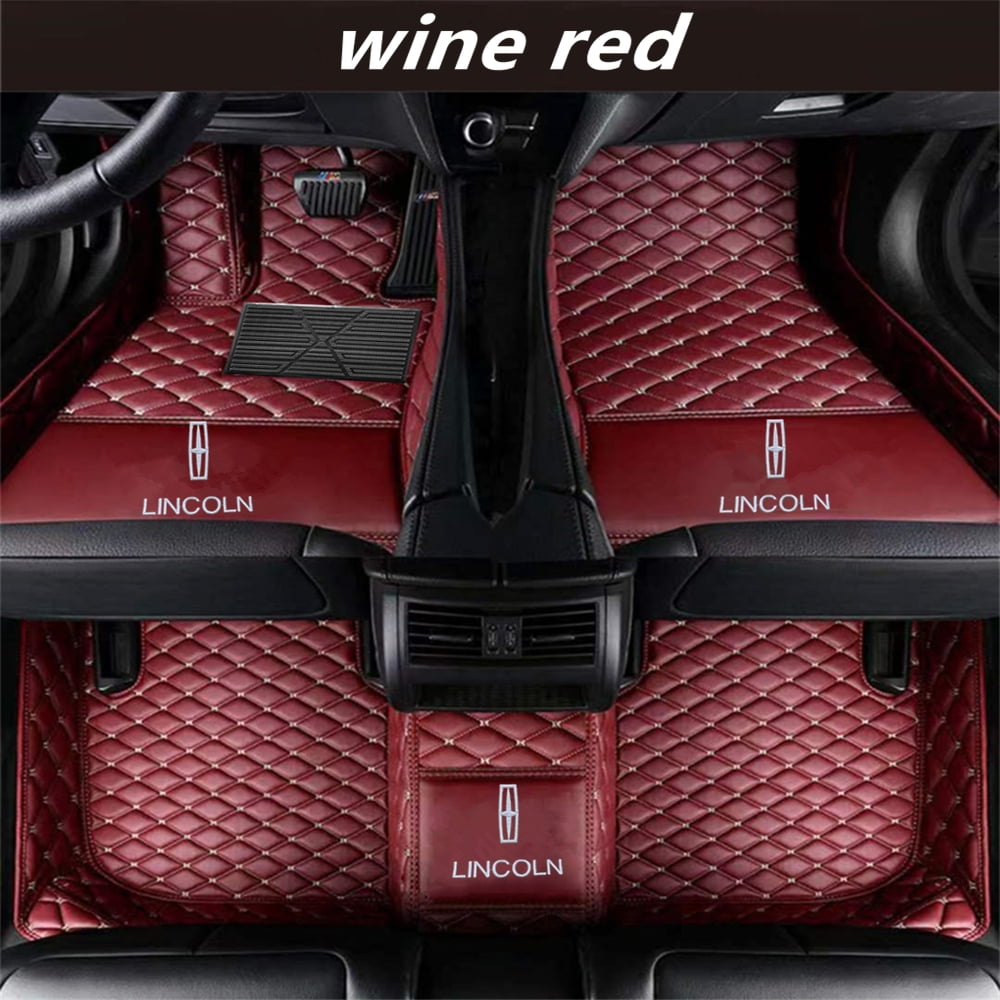 QUUFAA Car Floor Mats Custom For Lincoln MKZ MKX MKT MKS MKC Navigator ...