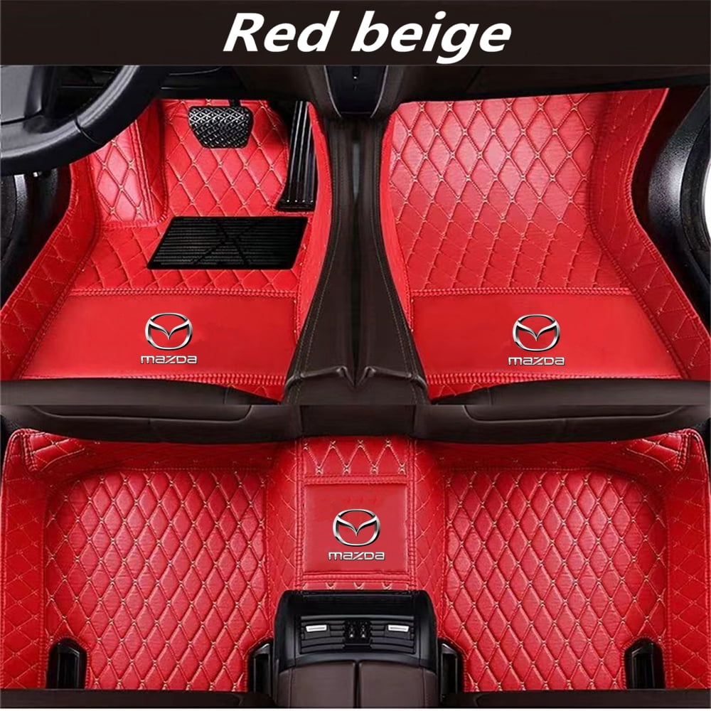 QUUFAA Car Floor Mats Custom For Mazda 2 3 5 6 CX-3CX-30 CX-5 CX-50CX ...
