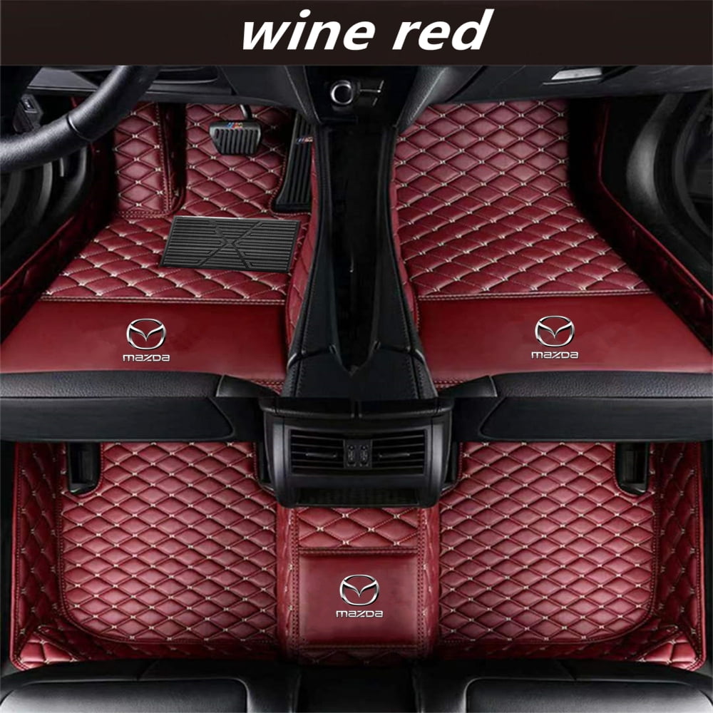 QUUFAA Car Floor Mats Custom For Mazda 2 3 5 6 CX-3CX-30 CX-5 CX-50CX ...