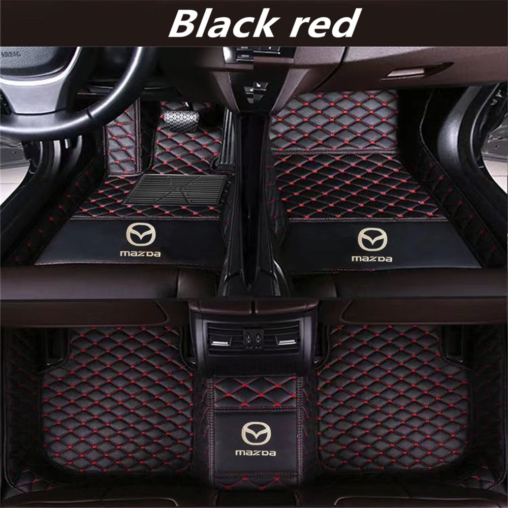 QUUFAA Car Floor Mats Custom For Mazda 2 3 5 6 CX-3CX-30 CX-5 CX-50CX ...