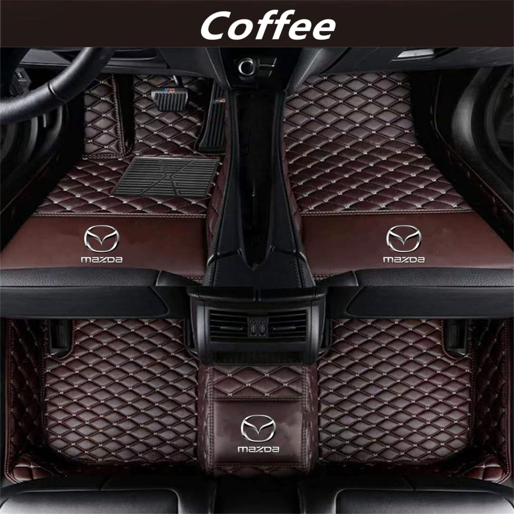 QUUFAA Car Floor Mats Custom For Mazda 2 3 5 6 CX-3CX-30 CX-5 CX-50CX ...