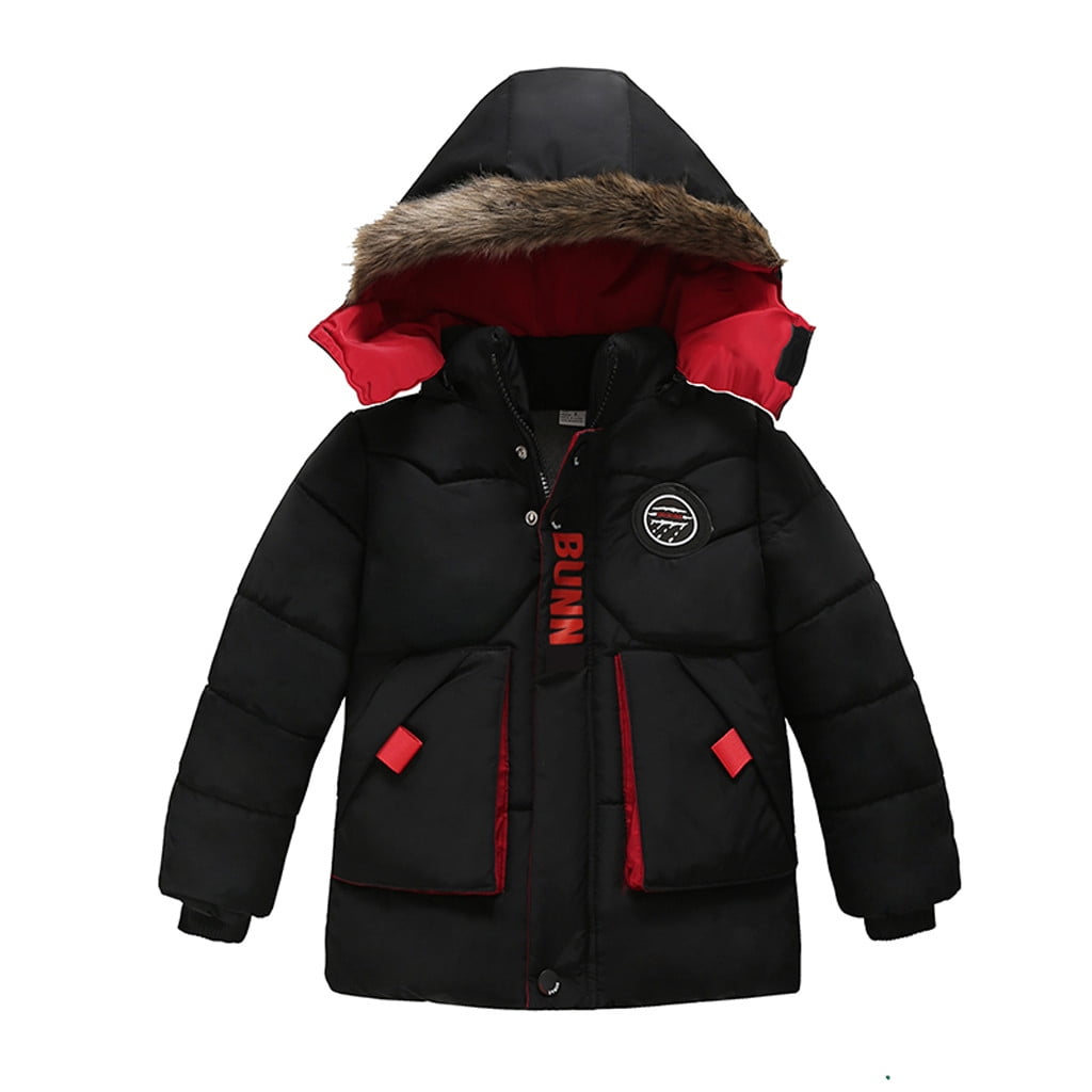 QUYUON Baby Boy Jackets Winter Long Sleeve Puffer Jacket Kids Boys Baby ...