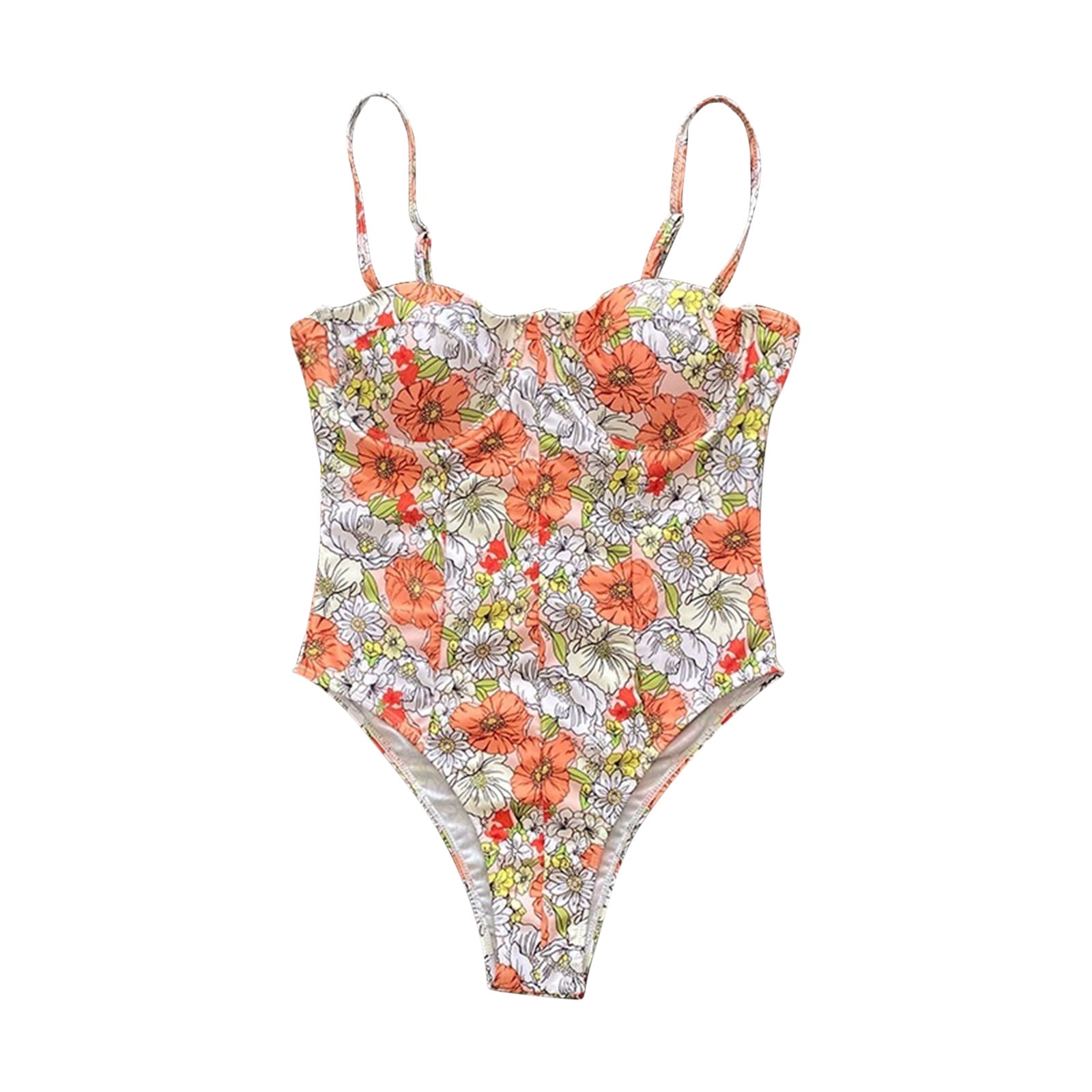 Quyuon Clearance One Piece Swimsuits Swim Dress Summer Fashion Print
