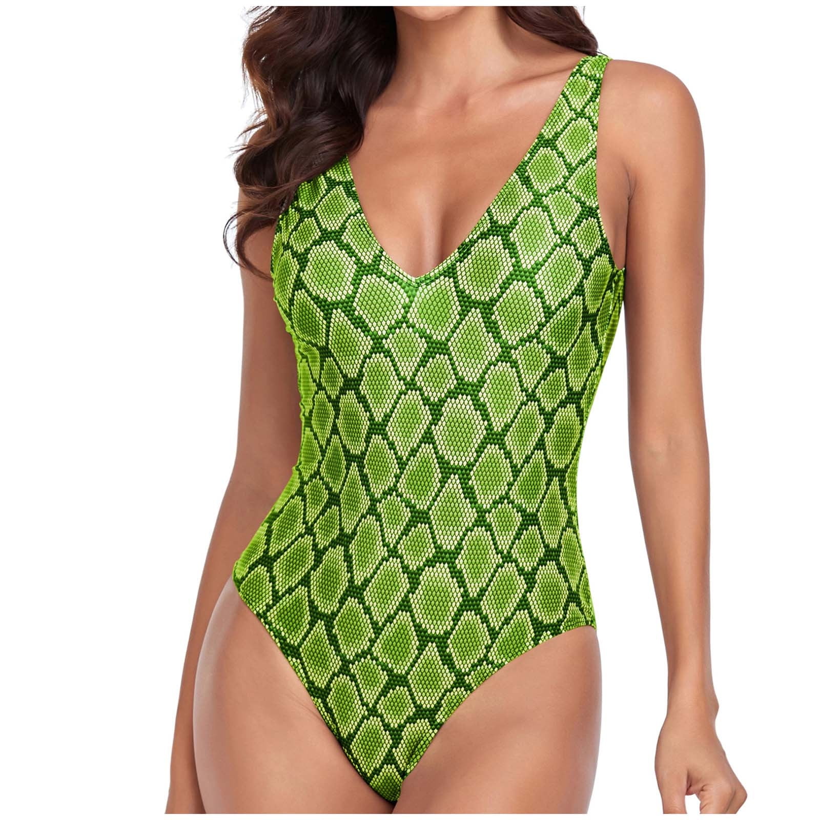 Quyuon Clearance Womens One Piece Bathing Suit Plus Size Swimsuits