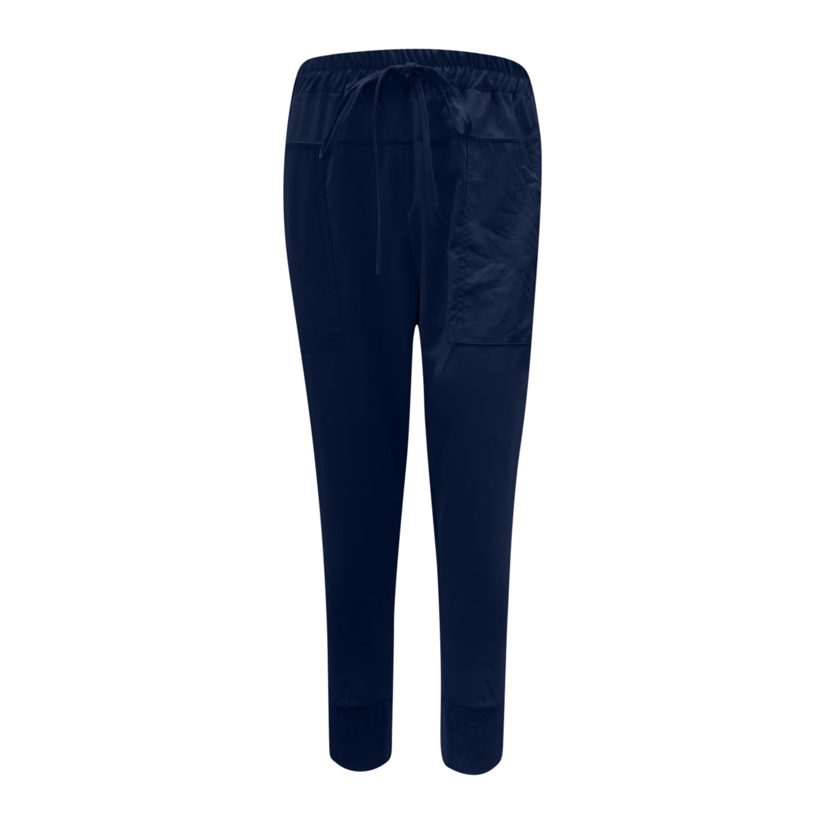 QUYUON Stretchy Pants for Women Sale Casual Solid Cotton Linen ...