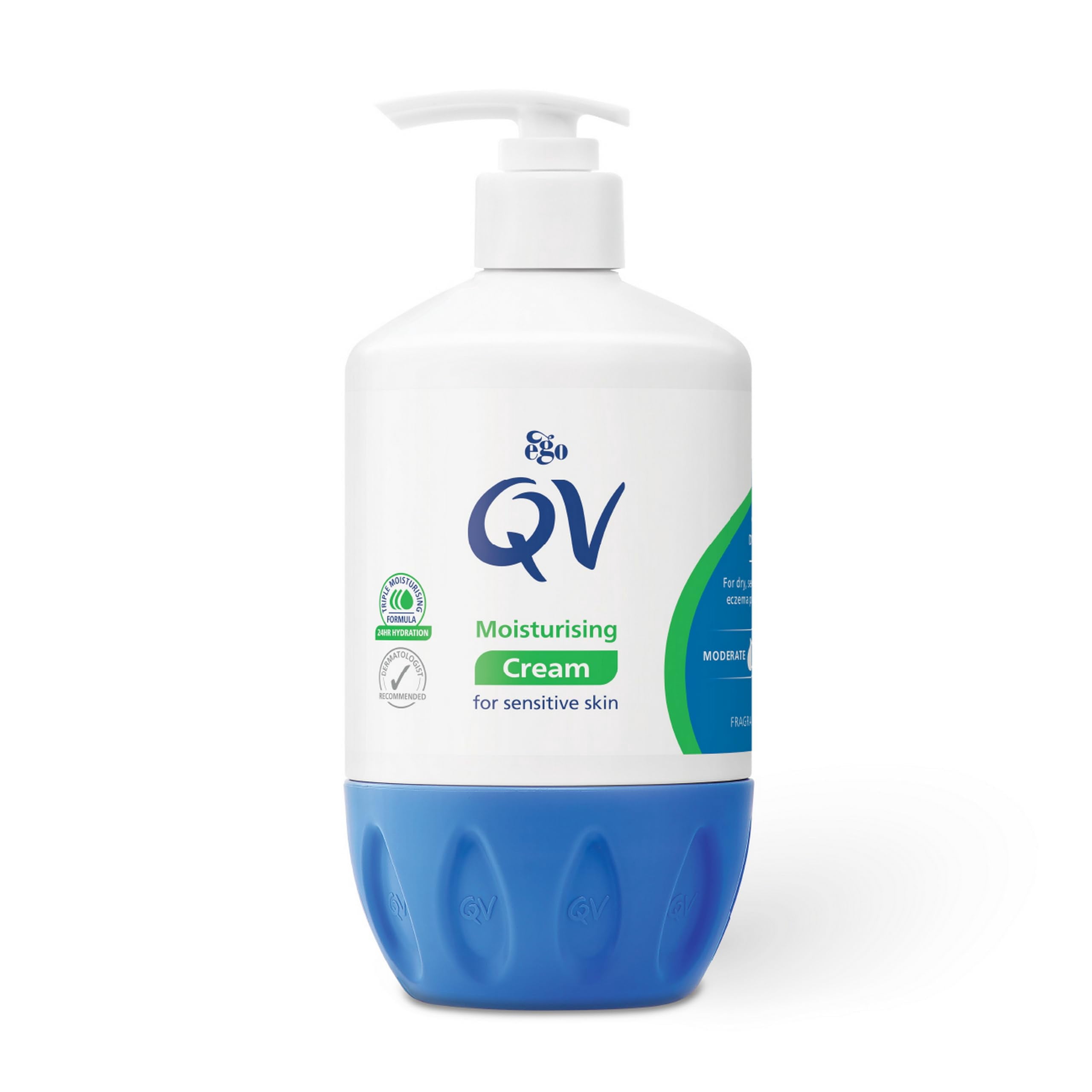 QV Cream with 10% MZF22 Glycerin (500g) Rich Moisturiser for Sensitive ...