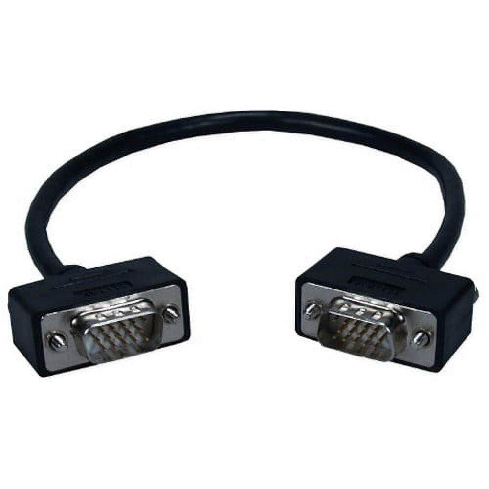 QVS 1' High Performance UltraThin VGA/QXGA HDTV/HD15 Cable - Walmart.com