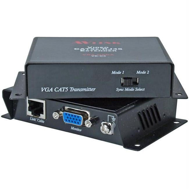 QVS 100 Meters VGA-UXGA Over CAT5-RJ45 Extender Kit - - Walmart.com