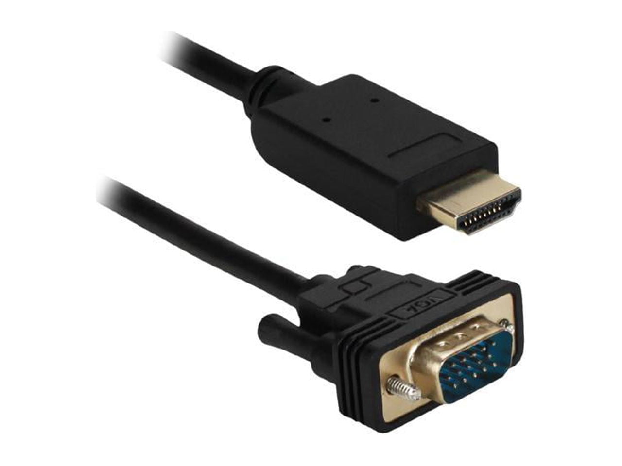 QVS 10ft HDMI to VGA Video Converter Cable - Walmart.com