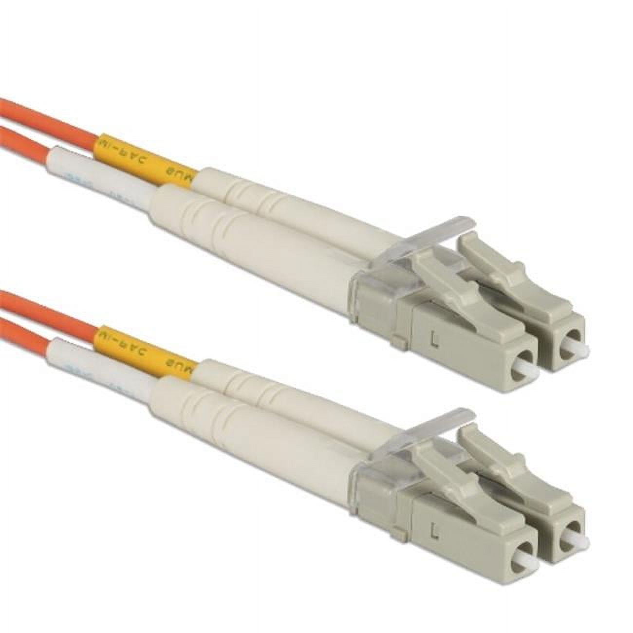 QVS 15-Meter LC to LC Multimode Fiber Duplex Patch Cord - Walmart.com