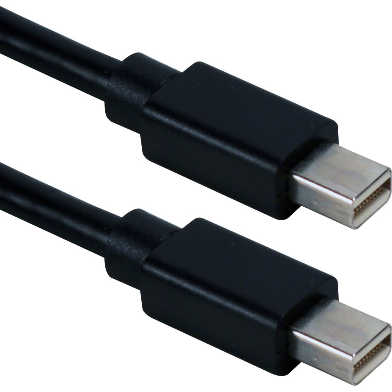 QVS 2-Meter Mini DisplayPort UltraHD 4K Black Cable - Walmart.com