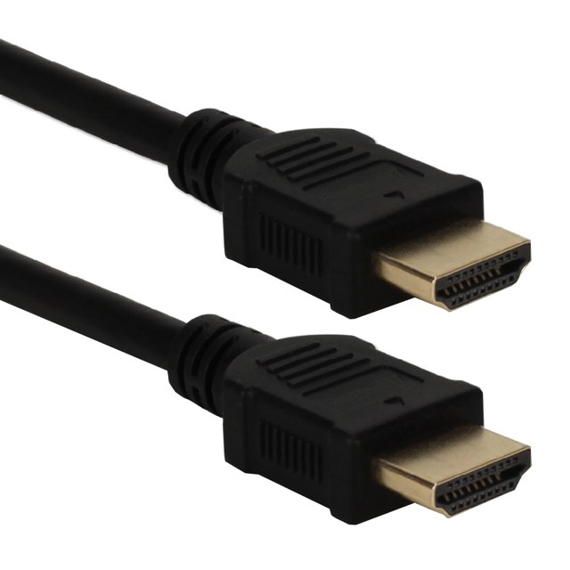 QVS 3-Meter HDMI with Ethernet Cable, Black - Walmart Business Supplies