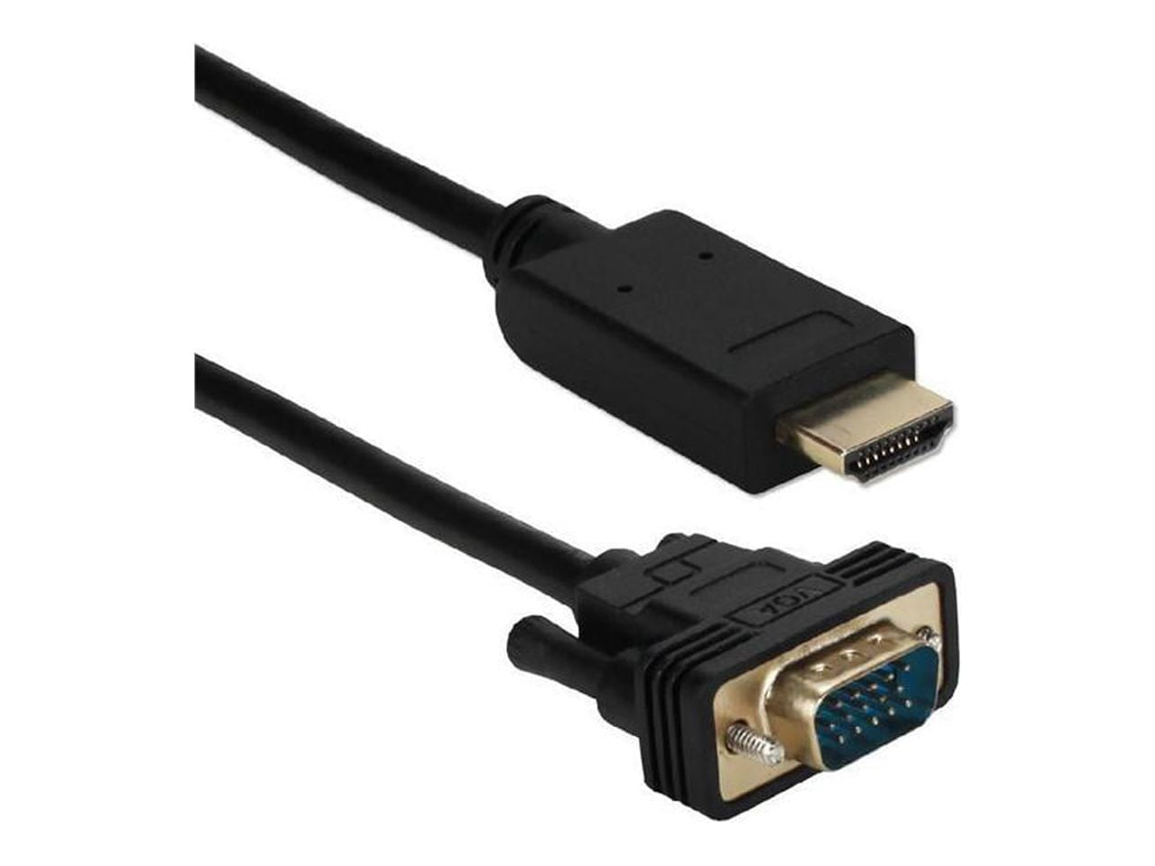 QVS 3ft HDMI to VGA Video Converter Cable - Walmart.com