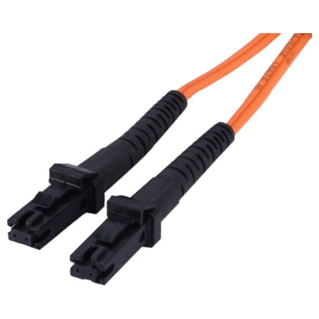 QVS 5-Meter MT-RJ to MTRJ Multimode Fiber Duplex Patch Cord - Walmart.com