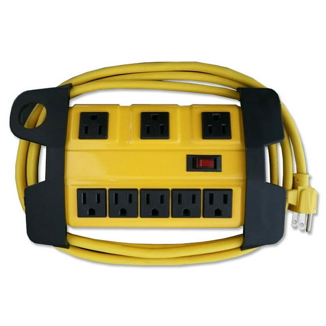 QVS 8-Outlet Surge Protector Wallmount PowerBar - Walmart.com