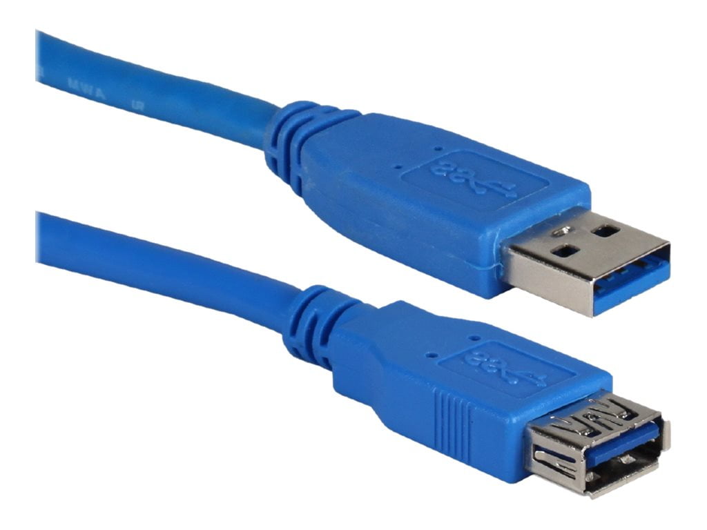 QVS CC2220C-03 3FT USB 3.0 5GBPS TYPE A M/F EXTENTSION CABLE - Walmart.com