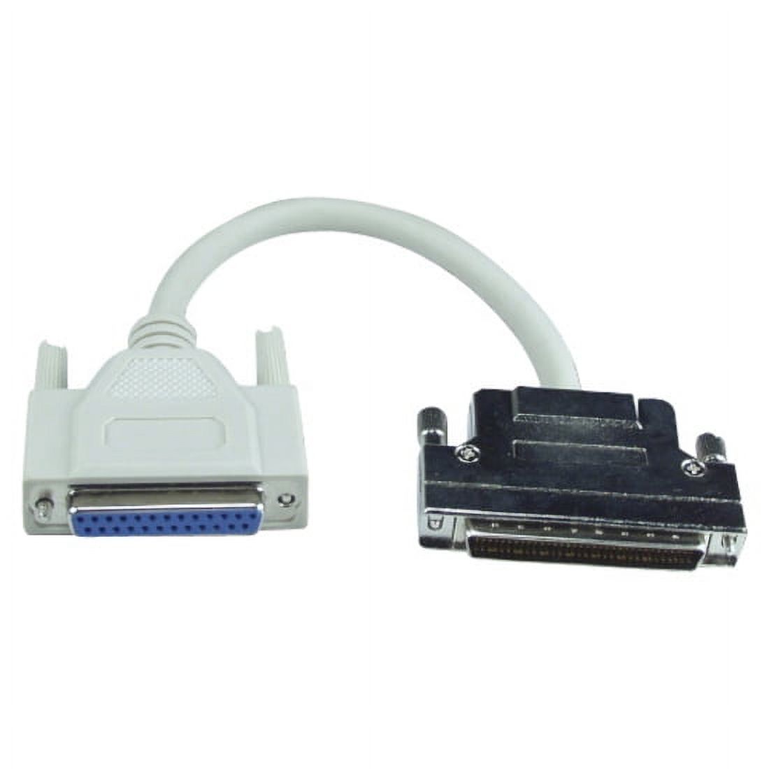 QVS CC635AC 8 in. SCSI DB25 Female to HPDB68 MicroD68 Male Adaptor ...