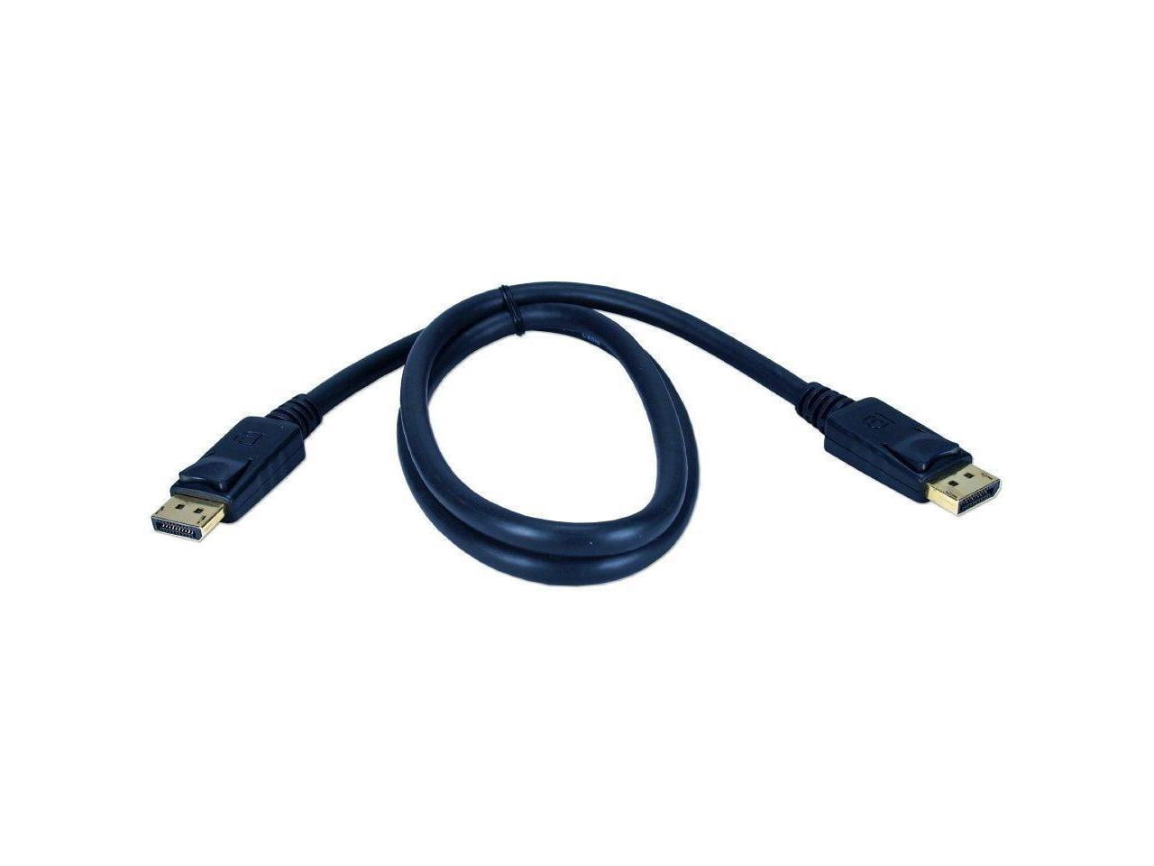 QVS DP-10 QVS 10ft DisplayPort Digital A/V Cable with Latches ...