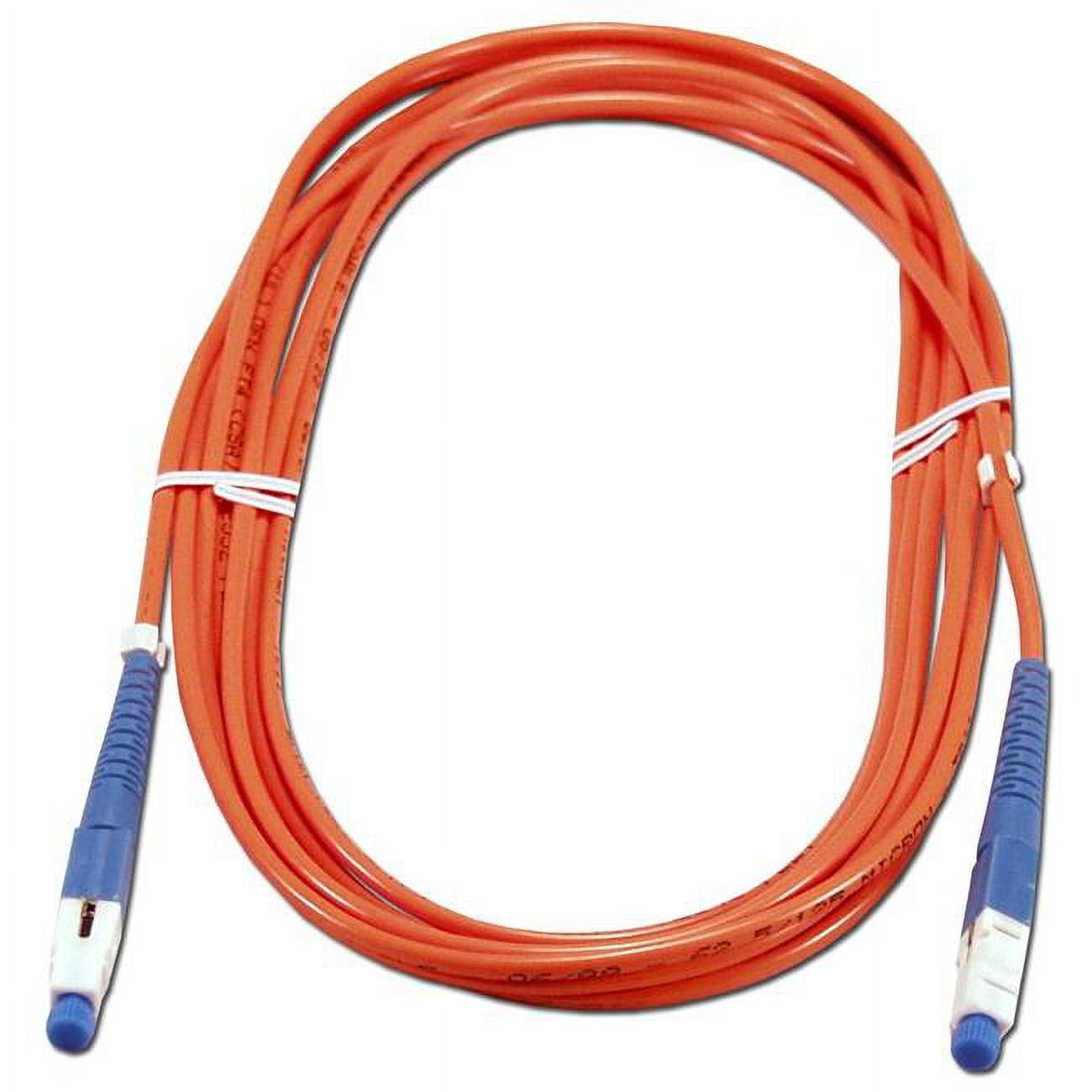 QVS FSC2-3M 3-Meter MiniSC to MiniSC Multimode Fiber Simplex Patch Cord ...