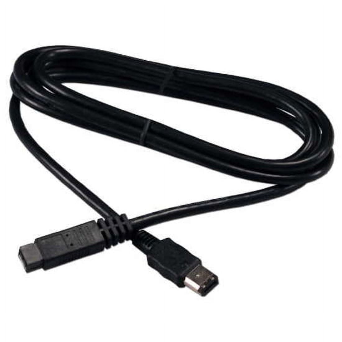 QVS Firewire Cable - Male FireWire - Male FireWire - 6ft - Black ...