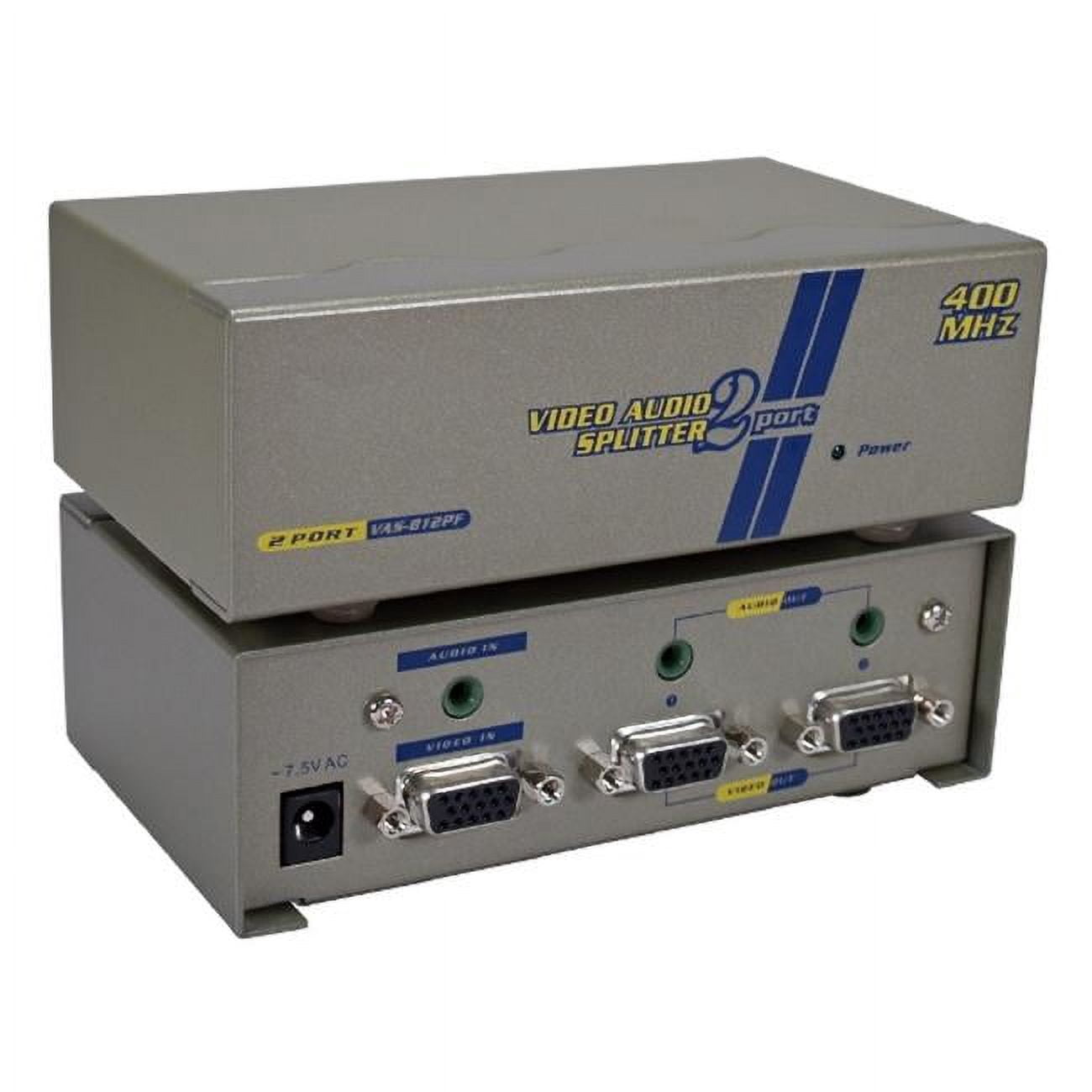 QVS MSV602P4A 400 MHz 2 Port VGA Video Splitter & Distribution ...