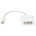 QVS Mini DisplayPort/Thunderbolt Male to DVI-D Female Digital Video ...