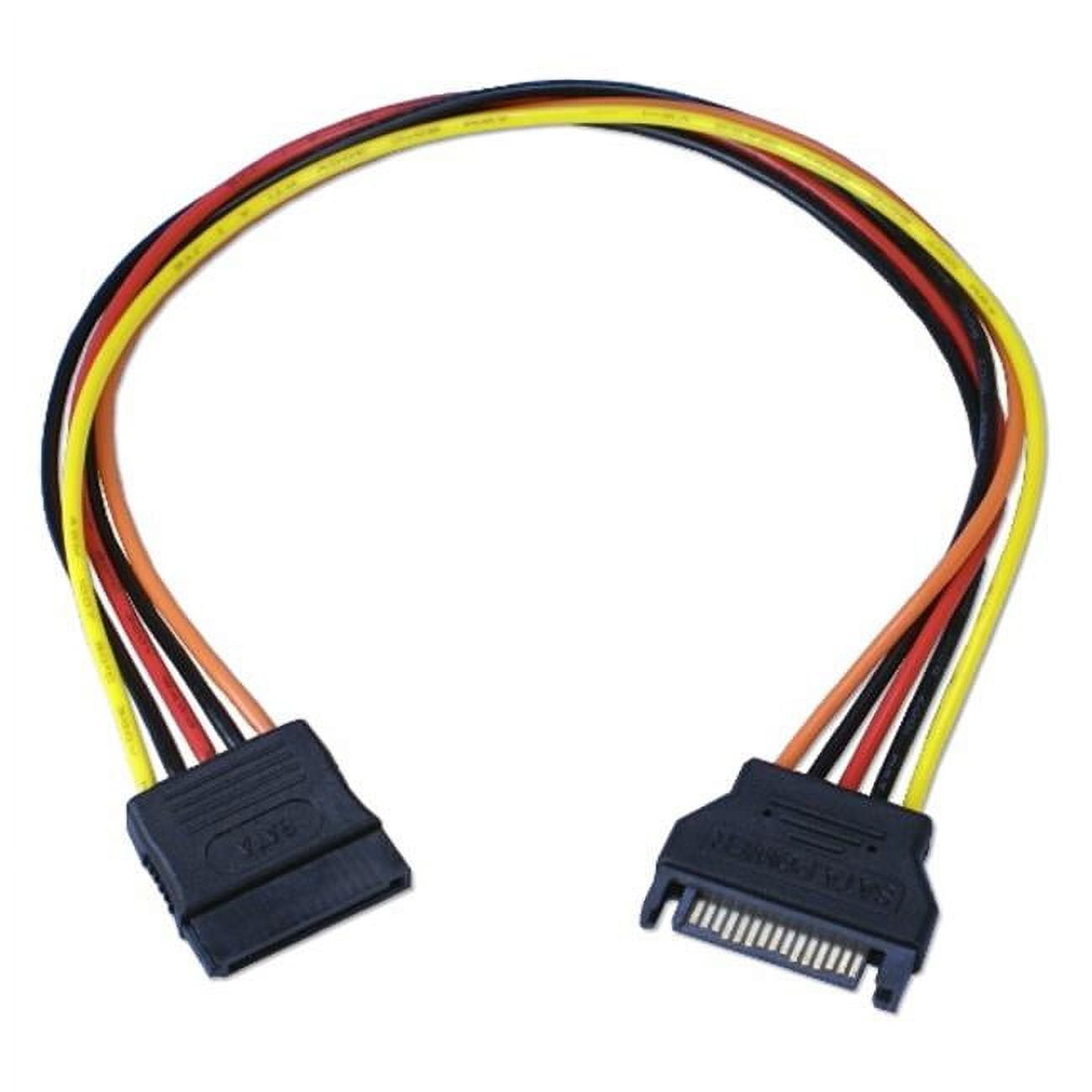 QVS SATAPX-12 12 in. SATA Internal Power Extension Cable - Walmart.com