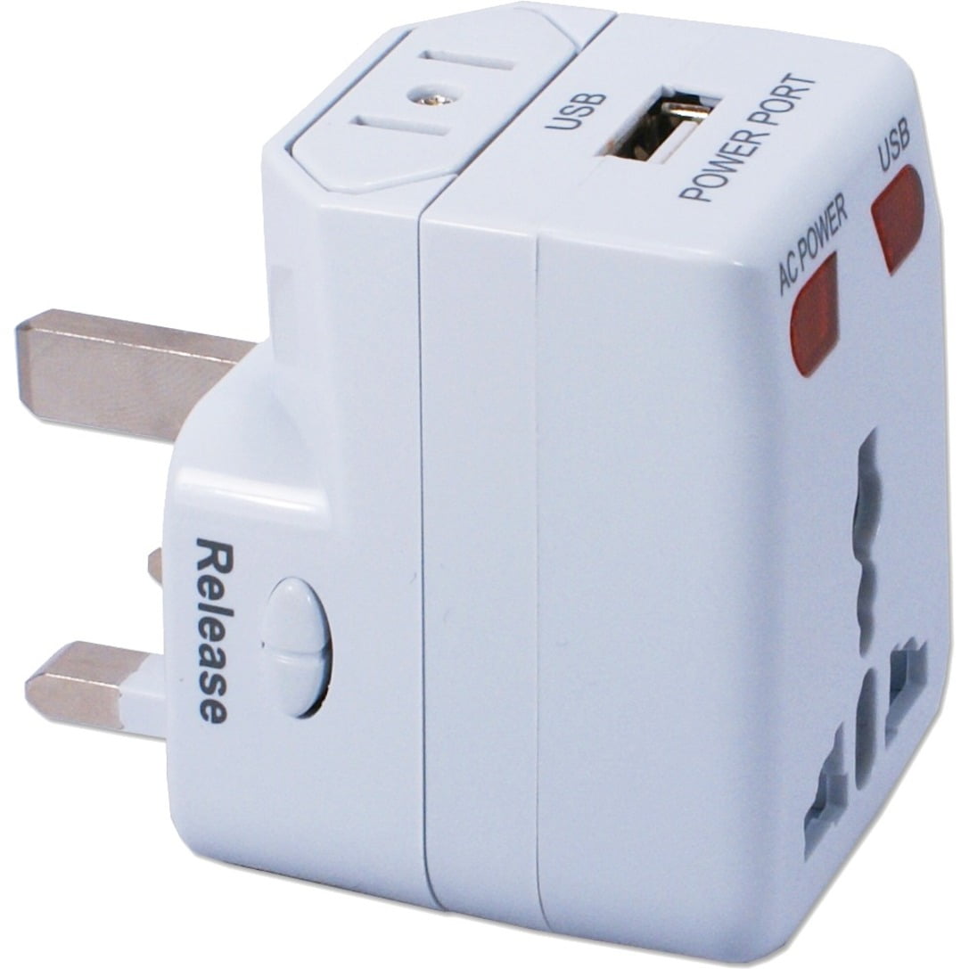 World Power Travel Adapter Kit with Surge Protection & USB Charger ...