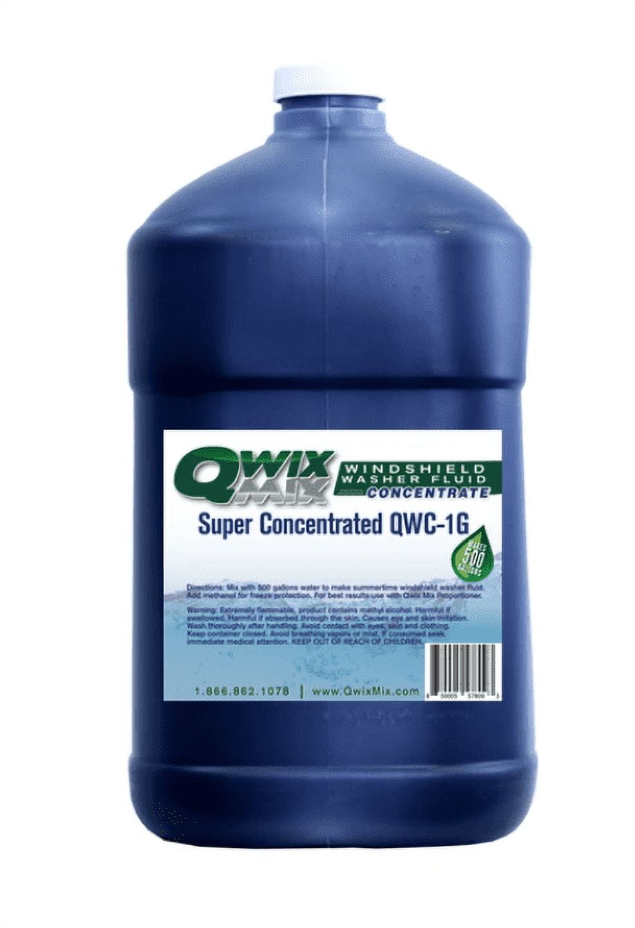 QWC-1G Biodegradable Windshield Washer Fluid, 1 Gallon – Makes 500 ...