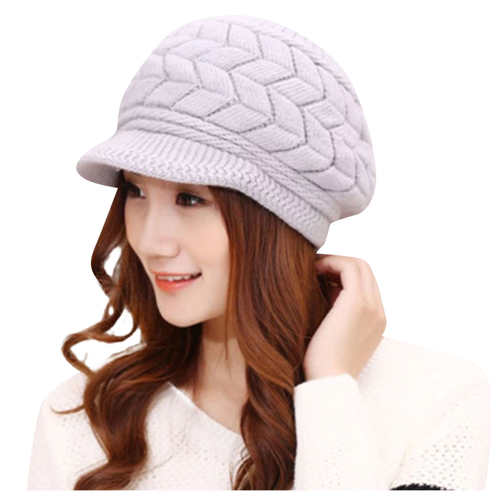 QWERTYU Trendy Warm Oversized Chunky Soft Oversized Ribbed Slouchy Knit ...