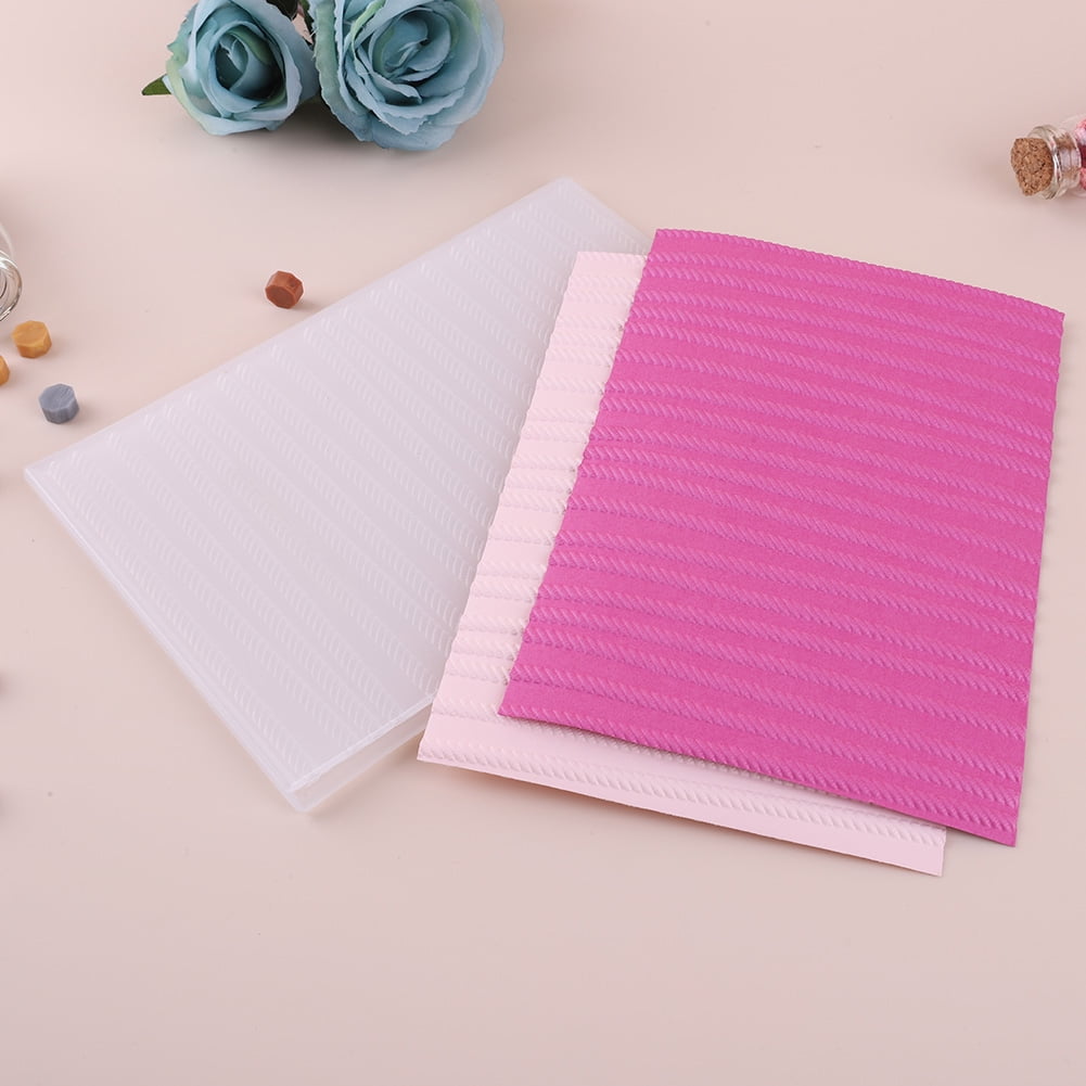 QWEZJ 3D Textured Impressions Background Embossing Folder, Striped ...