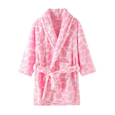 Bysome Toddler Boys Pajamas Kids Baby Girls Print Bathrobes Hooded Warm ...