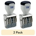 (2 pack) QWIKMARK Rubber Number Stamps - Walmart.com