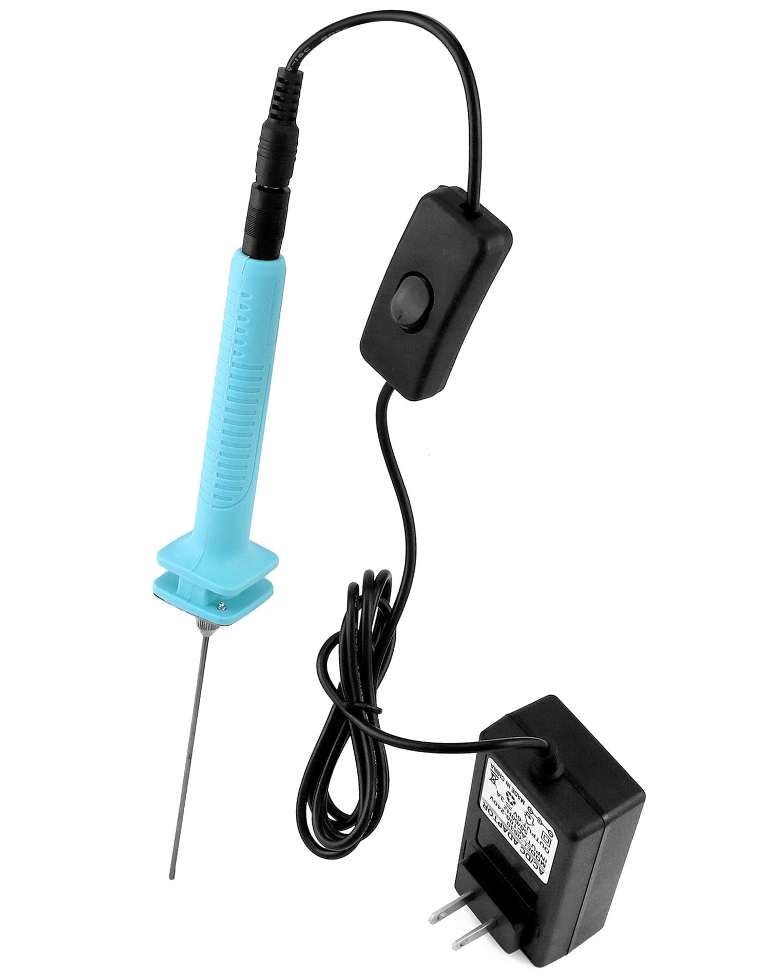 QWORK 15W Electric Hot JKF25 Wire Foam Cutter - 100-240V Dual Voltage with US Plug, 4" Precision ...