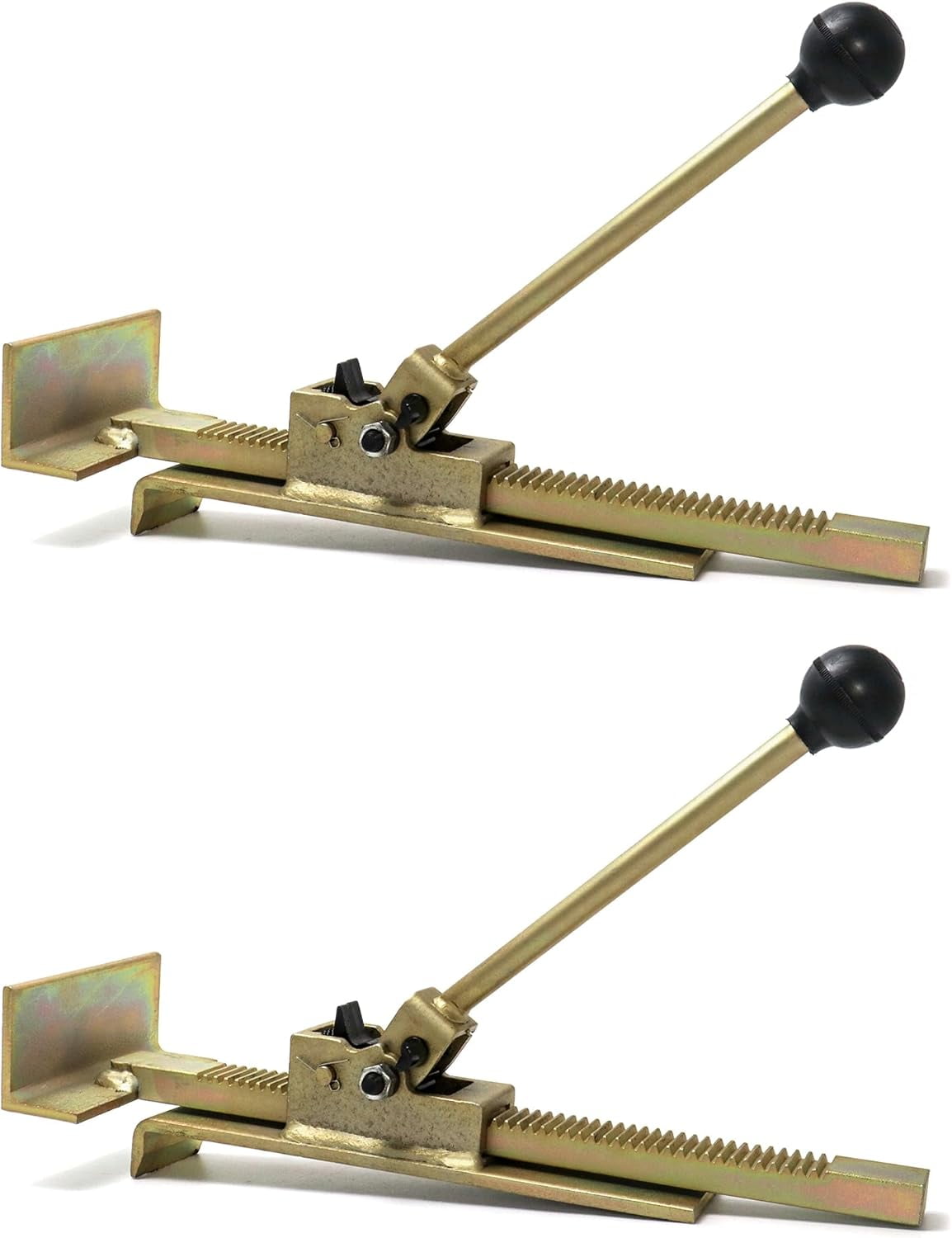 QWORK Flooring Jack, 2 Pack Professional Hardwood Flooring Jack and Positioning Tool for ...
