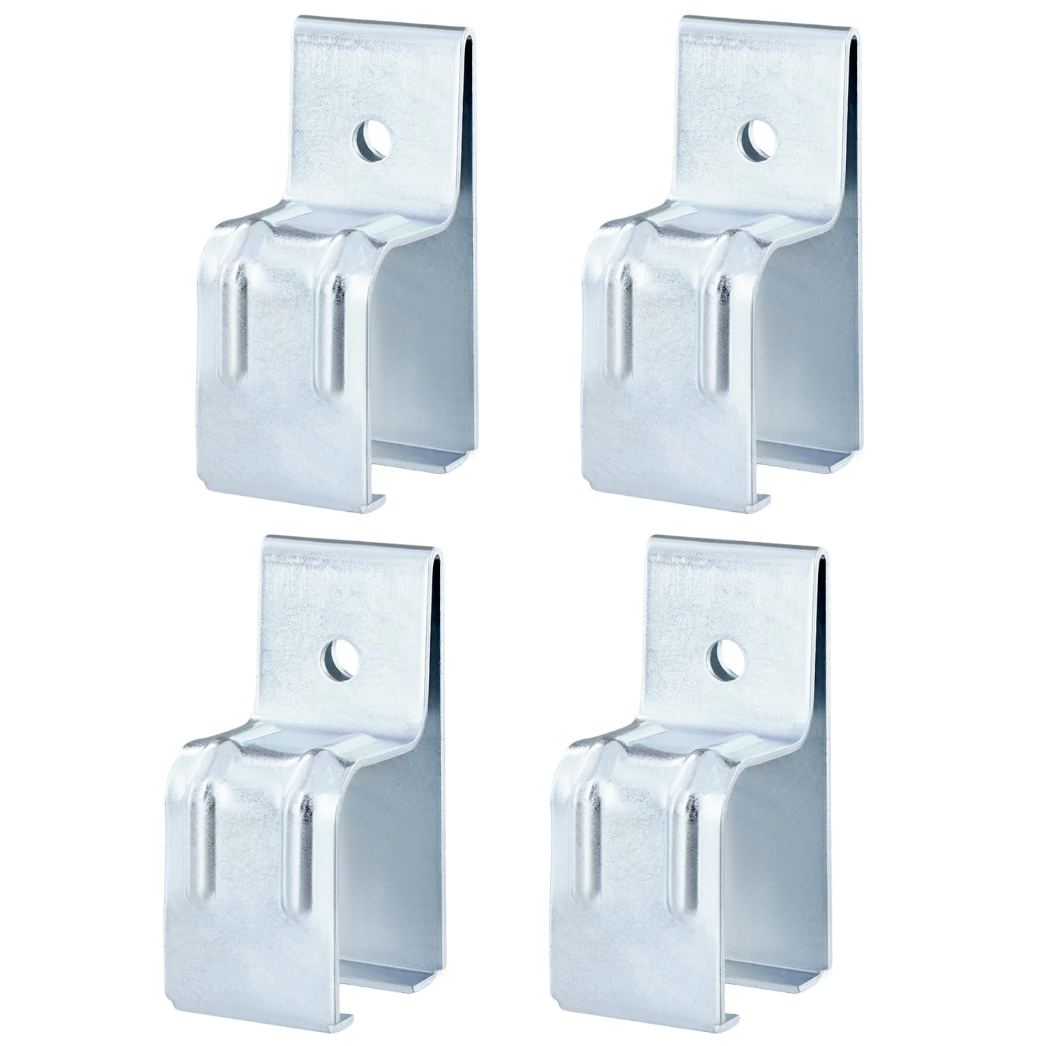 QWORK Heavy Duty Box Rail Hanger Bracket for Barn Doors - 4 Pack ...