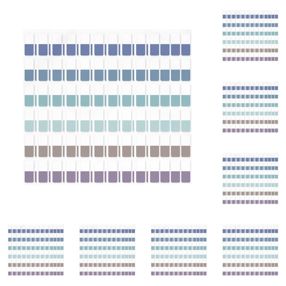 QWUIIOMJPY Sticky Index Tabs, Writable Translucent Page Markers ...