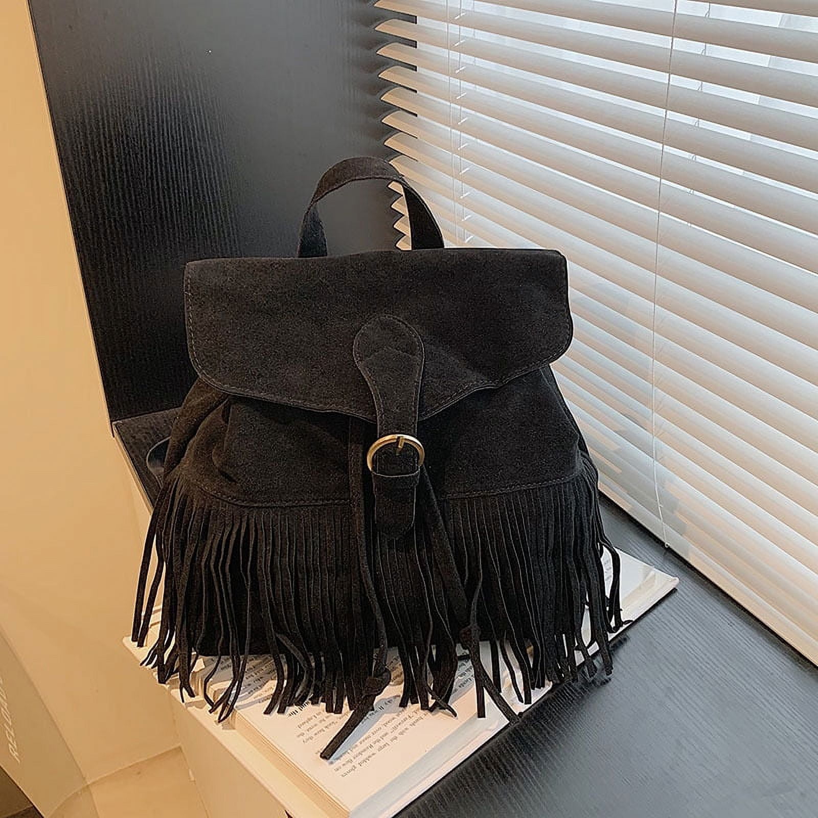 QWZNDZGR Small Design Tassel Single Shoulder Small Square Bag 2022 ...