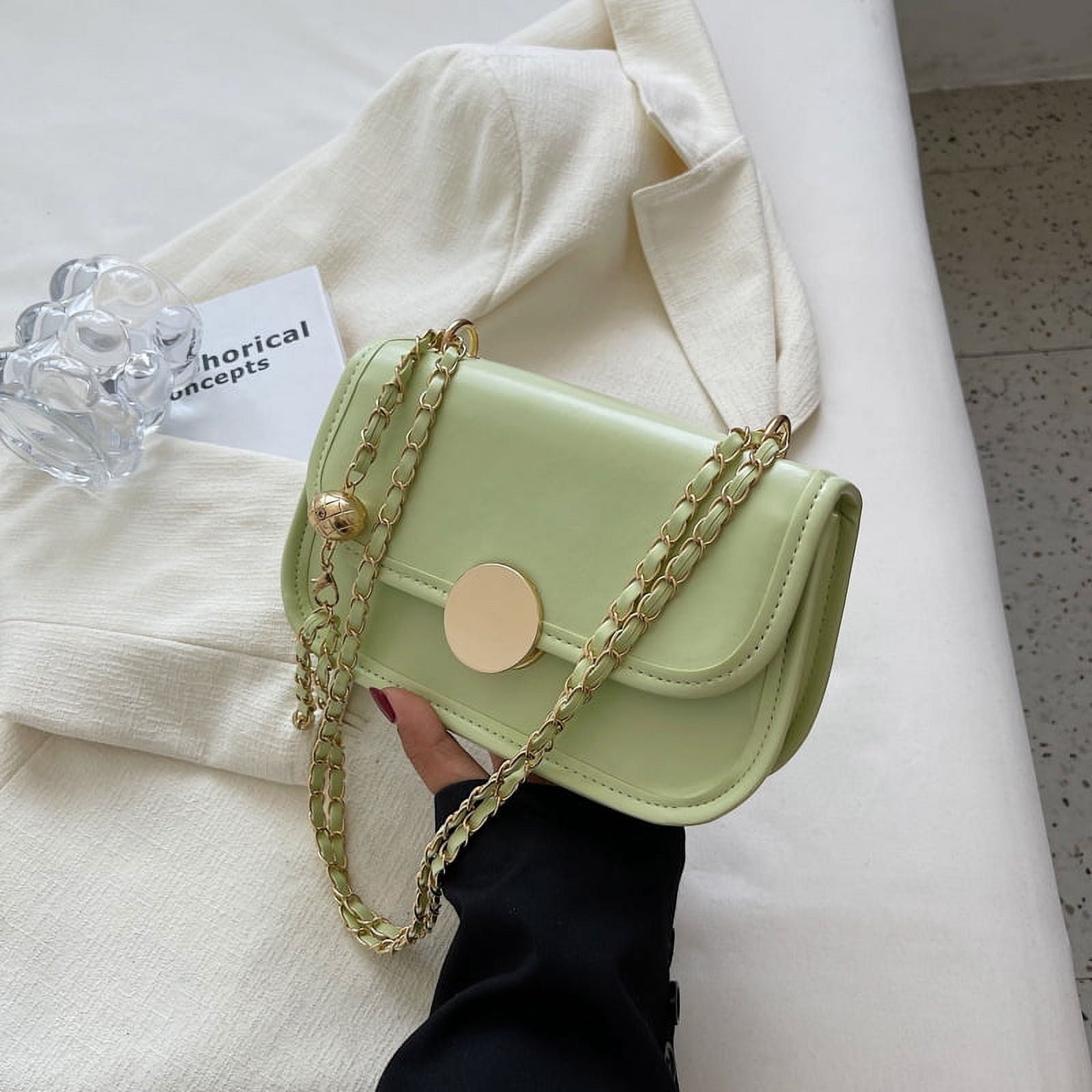 QWZNDZGR Summer Small Bag Women's 2022 New Fashion Simple Chain Small ...