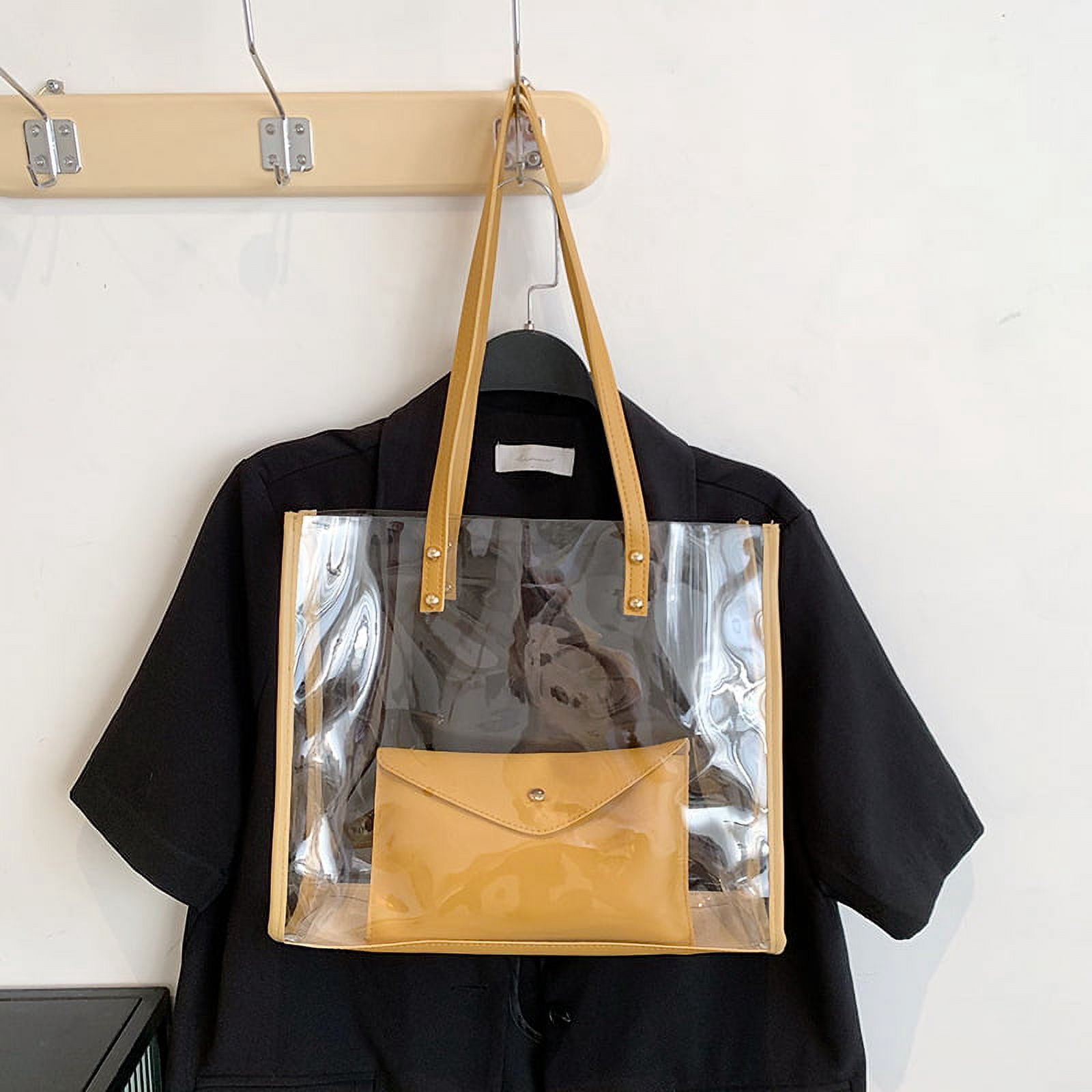 QWZNDZGR Summer Transparent Large Bag, Western-Style Female 2021 ...