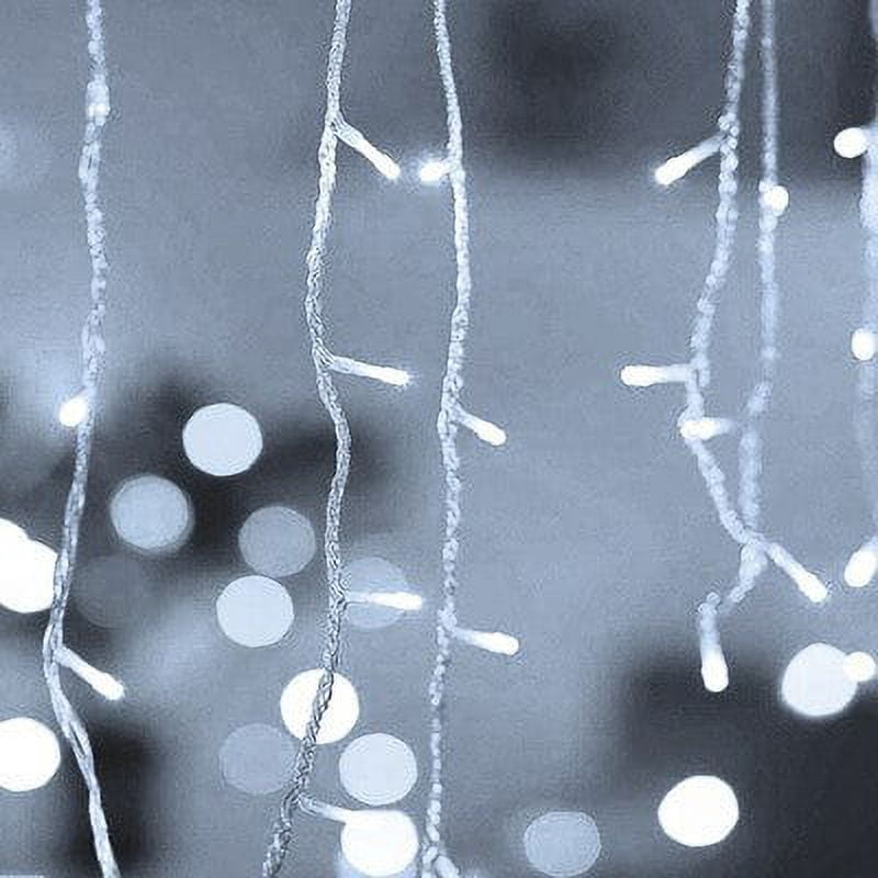 QWZNDZGR Waterproof Outdoor Christmas Light Droop Led Curtain Icicle ...