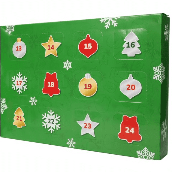 QX Christmas Countdown Calendar for Kids & Adults, 24-Day Micromallows ...