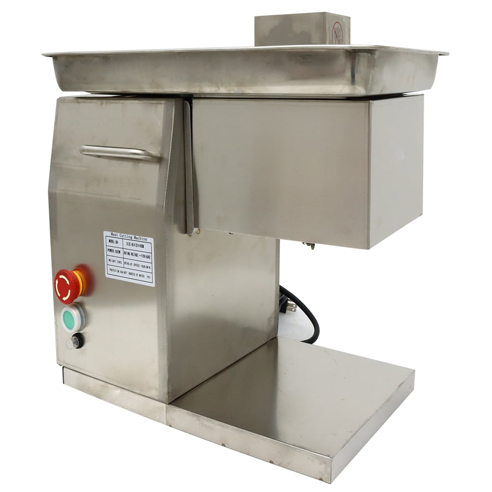 QX Commercial Meat Slicer Meat Cutting Machine with 3mm Blade 250kg/h ...