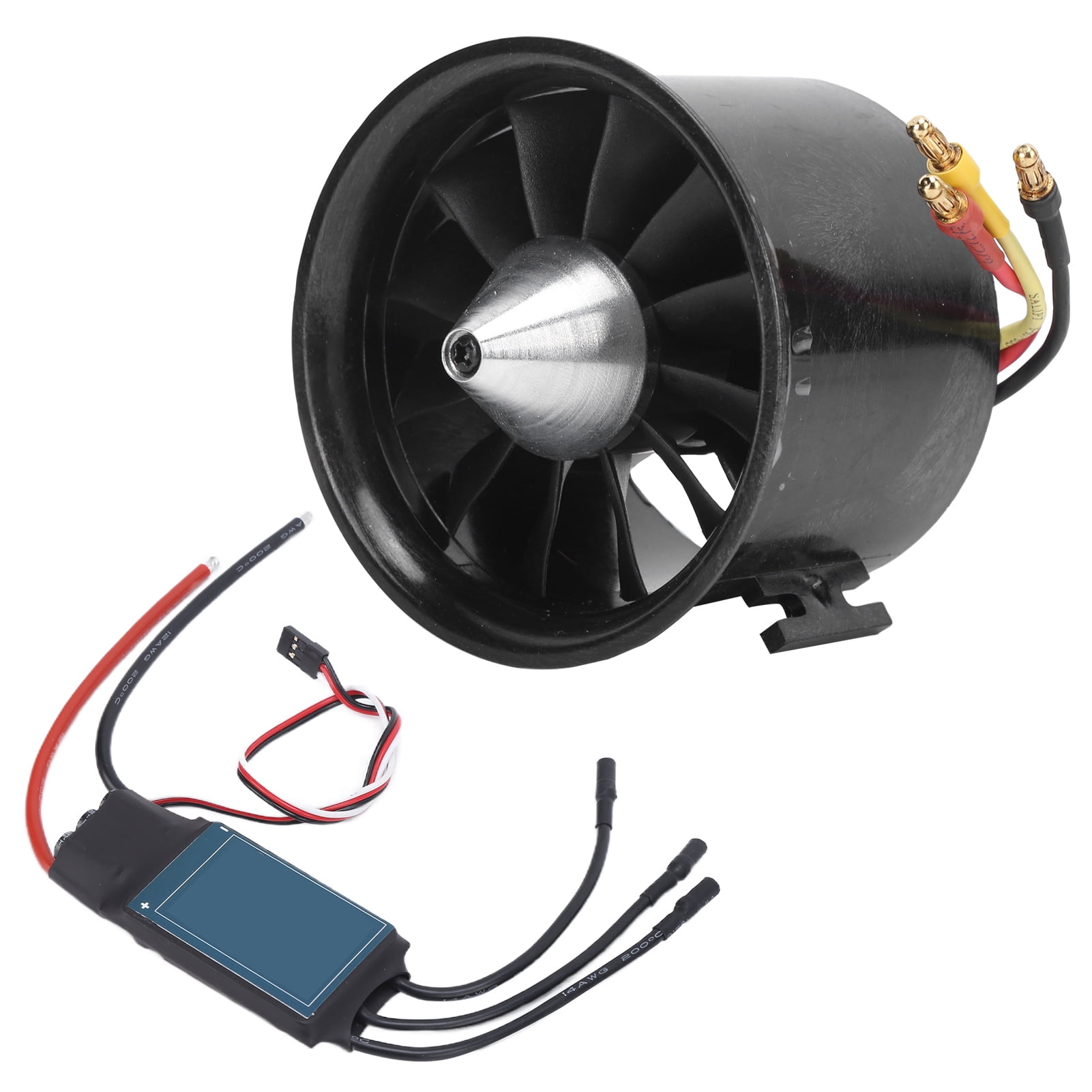 QX Motor 70mm EDF 12 Blades Ducted Fan,QX Motor 70mm EDF Set 2600KV ...