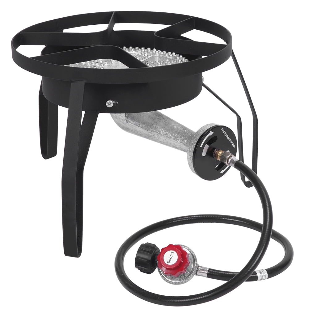 QXDRAGON 1 Burner Portable Gas Stove, 200,000BTU Single Propane Burner ...