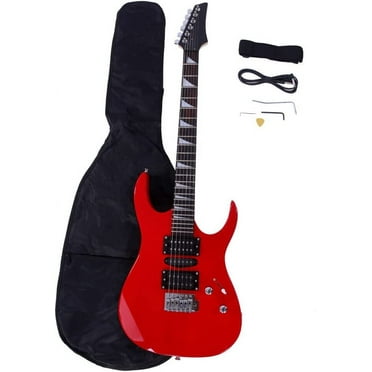 Rogue Rocketeer RR50 7/8 Scale Electric Guitar, Red - Walmart.com